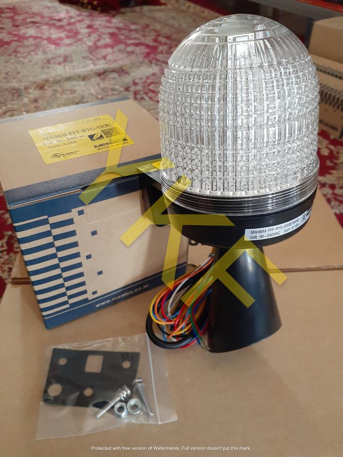 Jual SIGNAL LIGHT LAMPU SINYAL SIRINE AUTONICS - MENICS MW86M-FFF-RYG ...