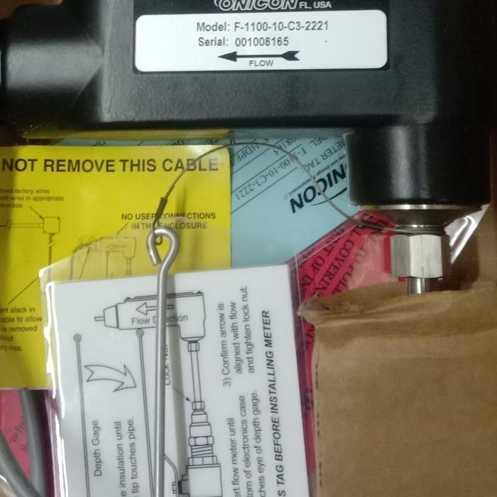 Jual ONICON insertion turbine flow meter model F-1100-10-C3-2221 USA ...