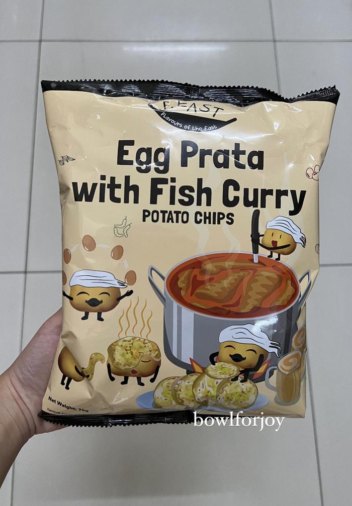 Jual feast potato chips egg prata singapore laksa hainanese chicken ...