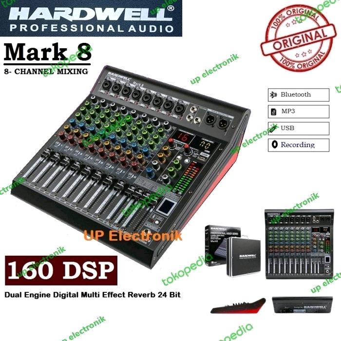 Jual Hardwell Mark 8 Mixer Audio 8 channel With USB MP3 Bluetooth ...
