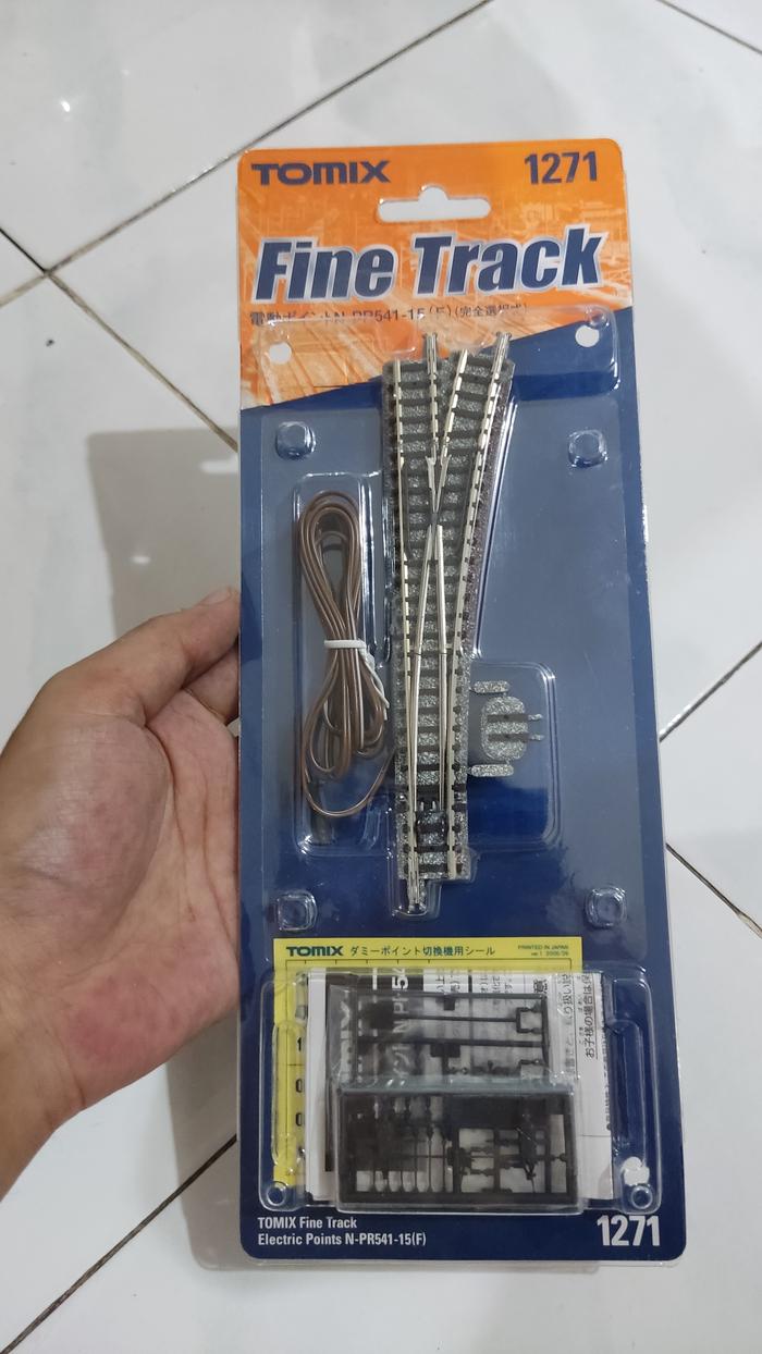 Jual TOMIX 1271 Electric Turnout N-PR541-15(F) Power-routing Selective ...