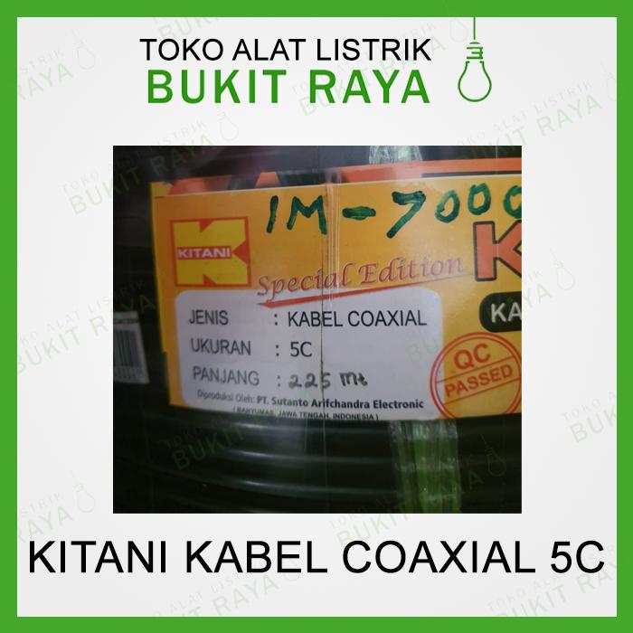 Jual Kitani Kabel Antena TV Coaxial 5C ECERAN Harga Per Meter - Kota Surabaya - Bukit Raya ...