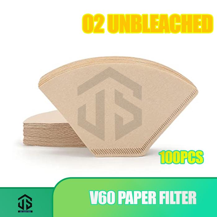 Jual KERTAS FILTER FLAT BOTTOM DRIP COFFEE V60 FILTER PAPER 2-4 CUPS ...