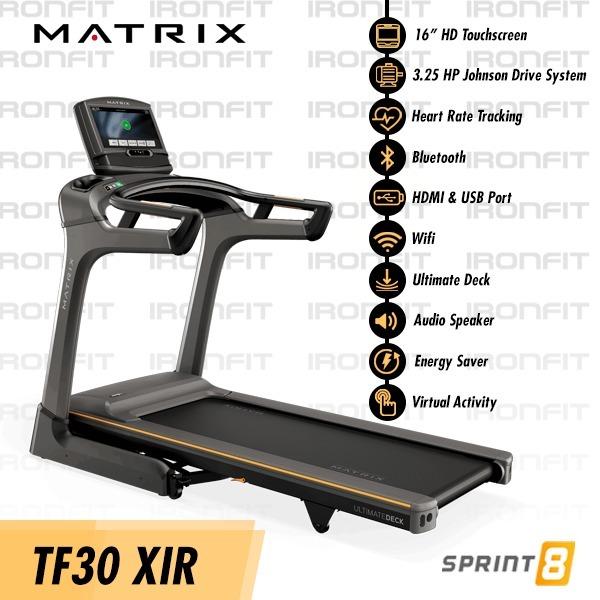 Promo TREADMILL TF-30XIR W/ XIR CONSOLE MATRIX HOME FOLDING Cicil 0% 3x ...