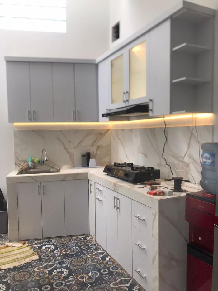 Jual Kitchen Set Custom Minimalis Modern HPL Granit - Kota Bogor ...