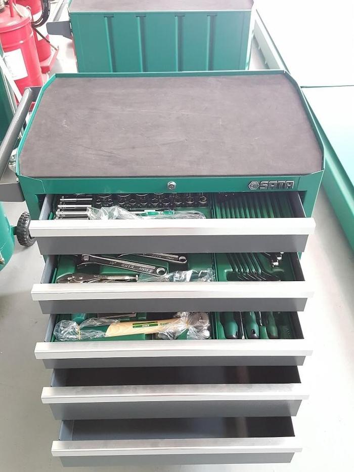 Jual Tools Kit Set - 82Pcs 5 DRAWER TOOL TROLLEY SET 95121D SATA TOOLS ...