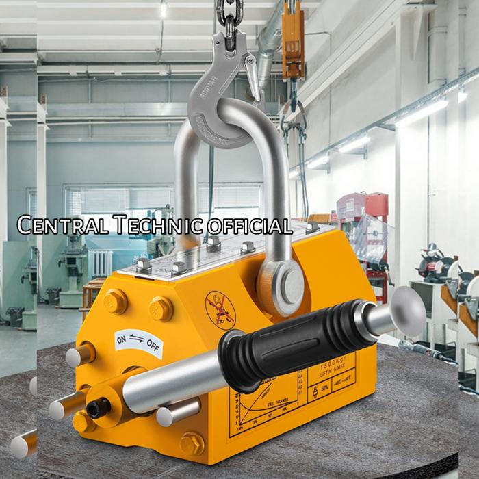 Jual Permanent Magnetic Lifter 1500 Kg Alat Angkut Besi Baja Plat ...