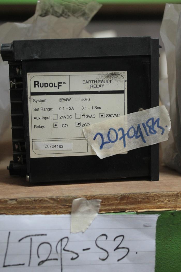 Jual Earth Fault Relay 3P 4W 230VAC 50HZ, 2CO - 20704183 - EFR - RUDOLF ...