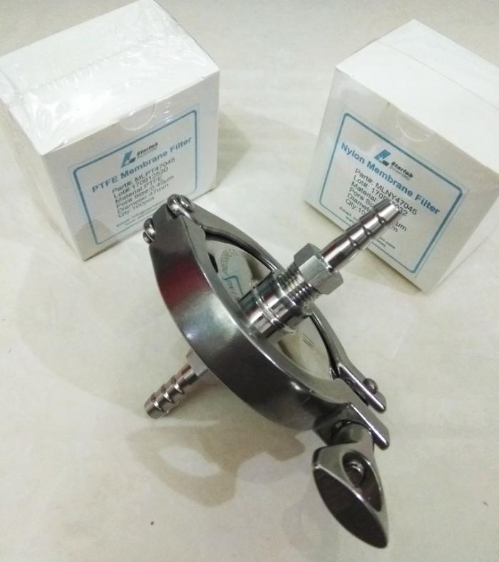 Jual Stainless Steel Holder Plus Membrane Filter PTFE 47 mm for ...