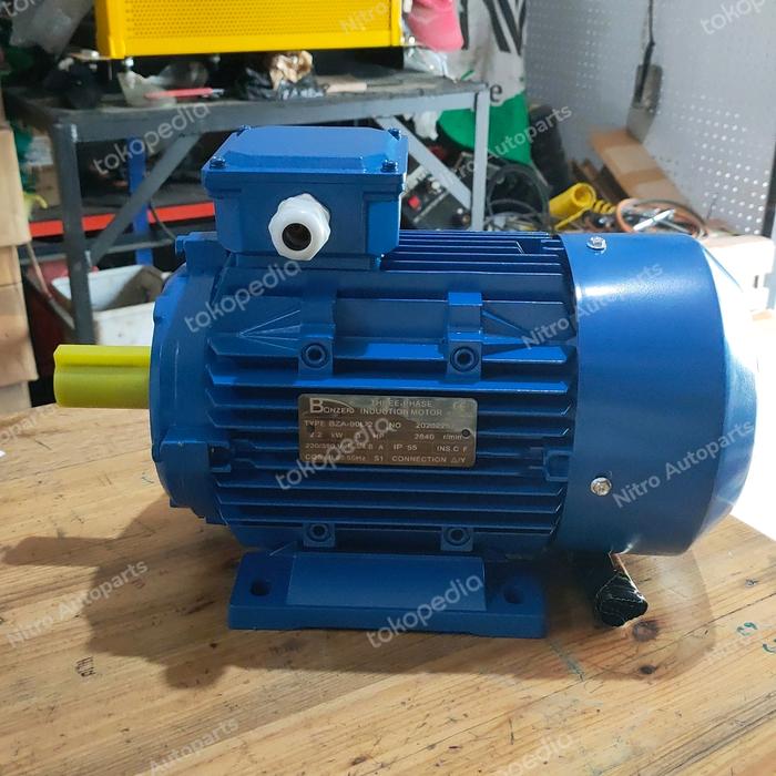 Jual Bonzer Dinamo Electro Motor 3Phase 3Hp 2250watt 2Pole 2840Rpm ...