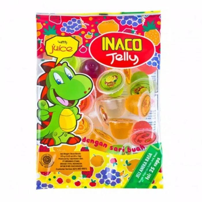Jual Jeli INACO isi 25 - 375 gram dengan Nata de Coco Jelly Inaco ...