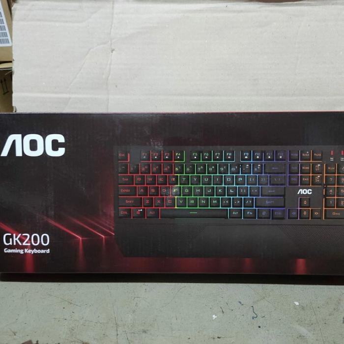 Jual Keyboard AOC GK200 - Membrane Gaming Keyboard AOC GK 200 - Jakarta ...