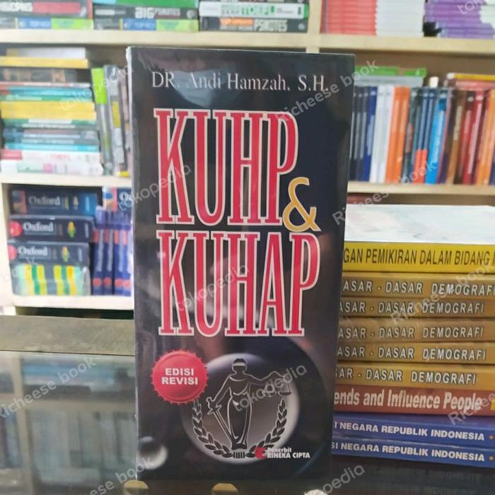 Jual Buku KUHP dan KUHAP edisi Revisi - Andi Hamzah ori - Jakarta Pusat - Richeese book | Tokopedia