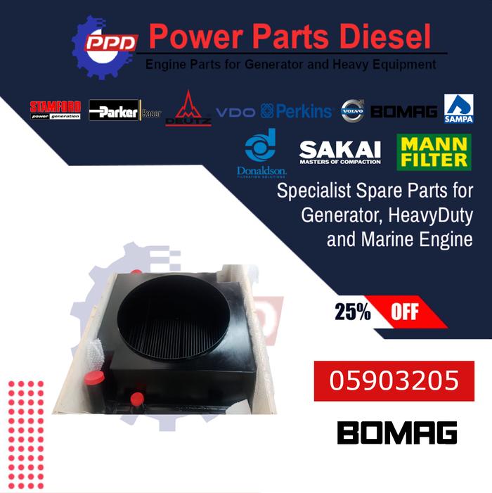 Jual 05903205 Radiator Bomag Genuine BW211D40 - Jakarta Barat - Power ...