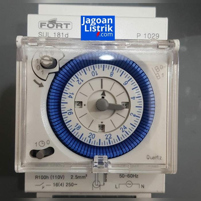 Jual Timer Relay SUL 181d Switch Analog Fort 181 d 220V AC Theben ...