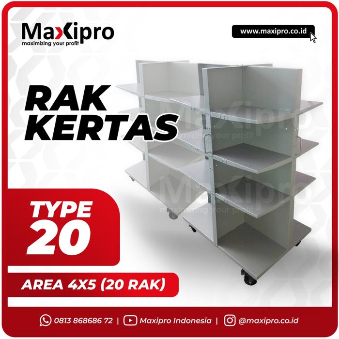 Jual Rak Kertas 20 - Kota Surabaya - maxipro.co.id | Tokopedia