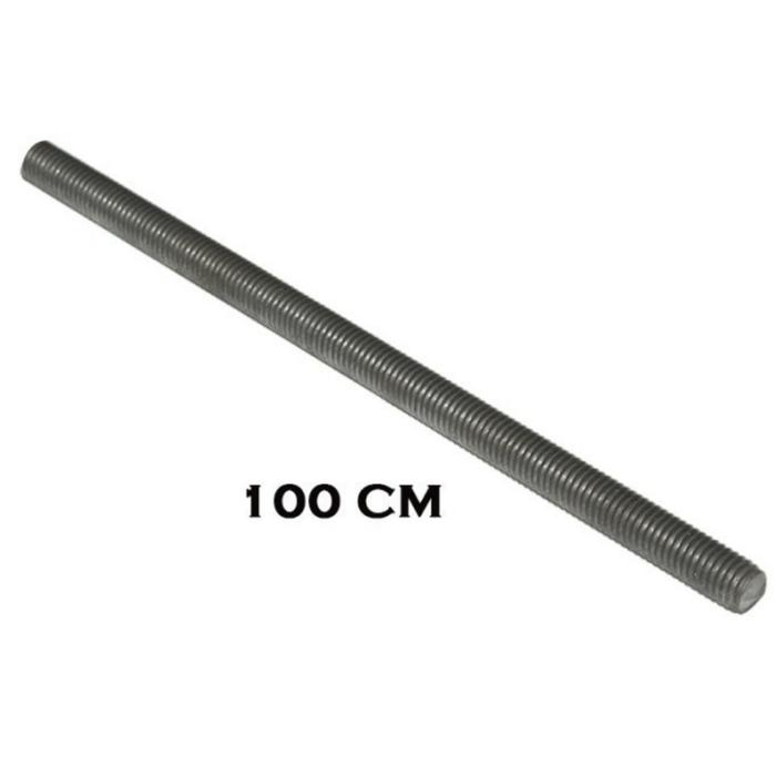 Jual Asdrat Besi Mentah 6 mm As Drat M6 Long Drat M6 Ulir Baut 6 mm ...