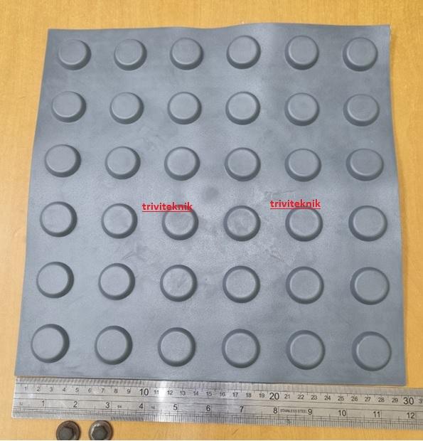 Jual blind road sidewalk tactile guiding paving safety rubber,jalan ...