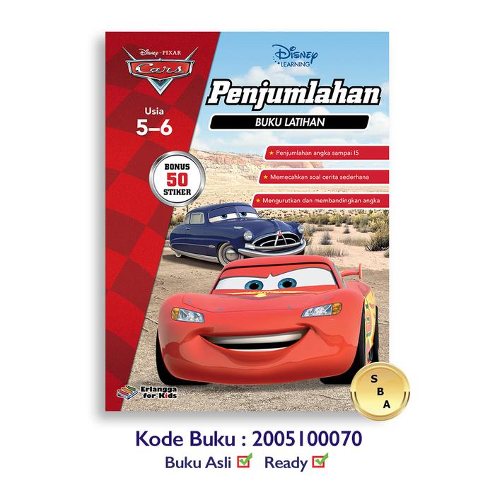 Jual Buku Disney Learning Cars : Addition Penjumlahan Scholastic ...