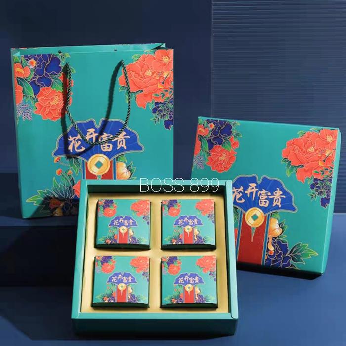 Jual Box Shanghai Mooncake, Dus Mooncake Thousand Layer, Kemasan Kue ...