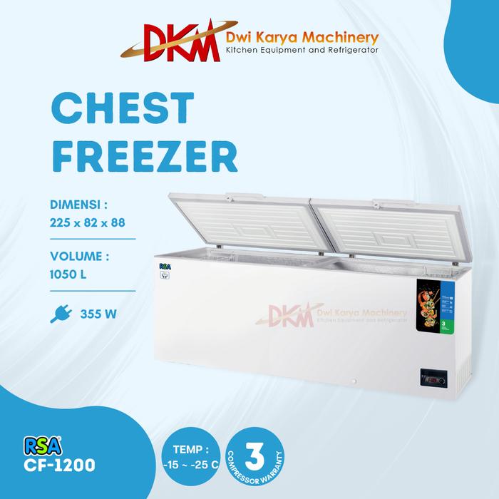 Jual Chest Freezer RSA CF-1200/Freezer Box 1000 Liter/CF1200RSA - Kota ...