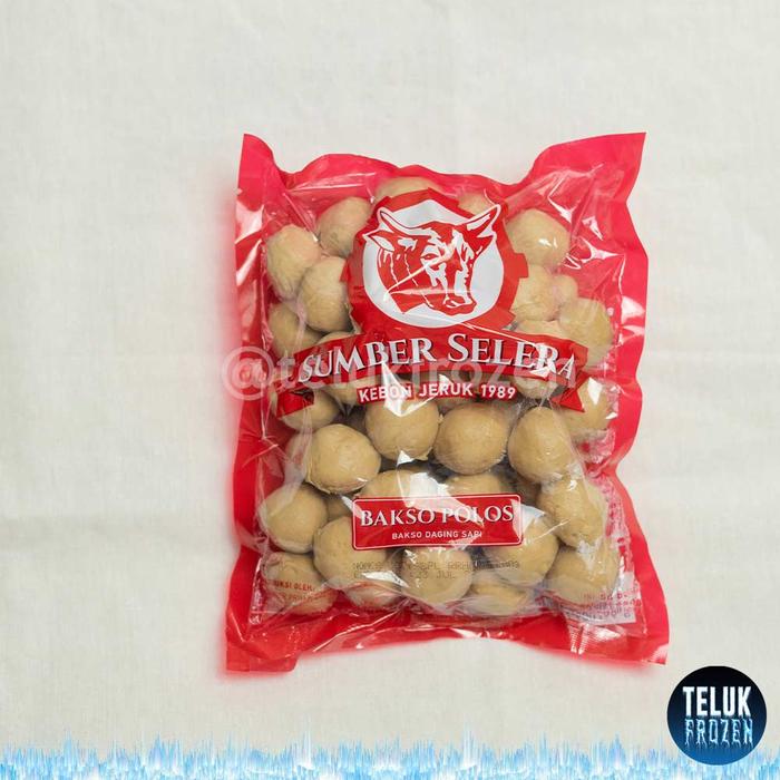Jual bakso sapi sumber selera sb polos isi 50 pcs / butir baso daging ...