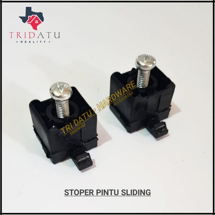 Jual Stoper Pintu sliding / Stopper Rel Pintu sliding geser - 2 pcs ...