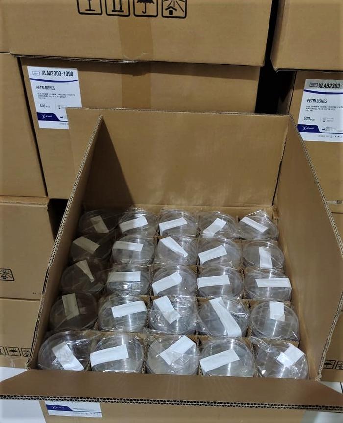 Jual XLAB Petridish Disposable 90 x 15 mm Cawan Petri Plastik ( 500 pcs ...