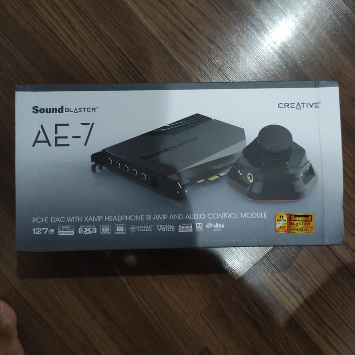 Jual Creative sound Blaster AE7 PCI-E BI-AMP and Audio control Module ...