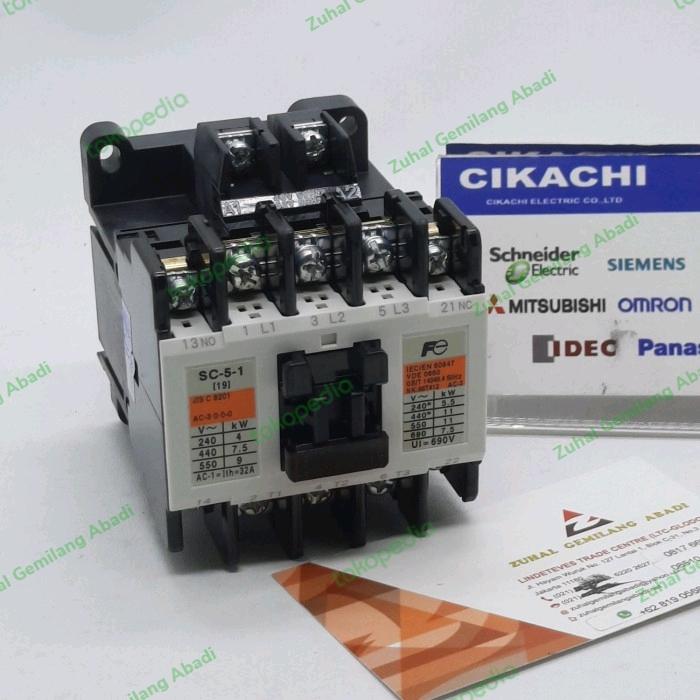 Jual SC-5-1, Magnetic Contactor Fuji - 2A / 2NO, 110 Vac - Jakarta ...