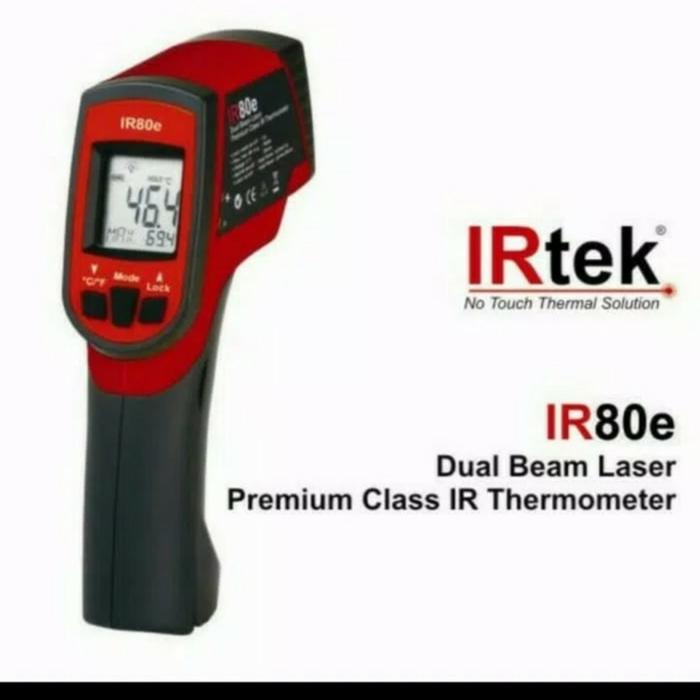 Jual pengukur suhu infrared thermometer irtek IR80E DUAL LASER ...