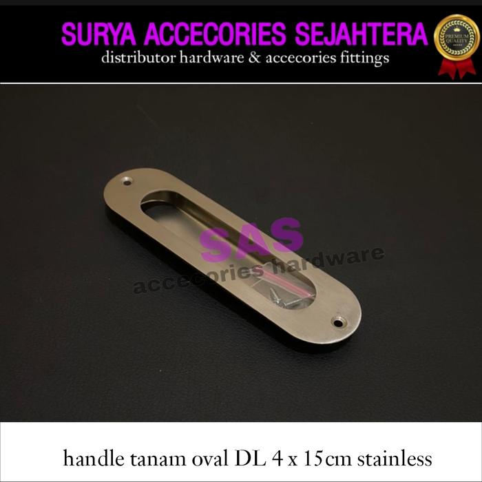 Jual handle tanam pintu sliding 4x15cm stainles handle pintu geser kom ...