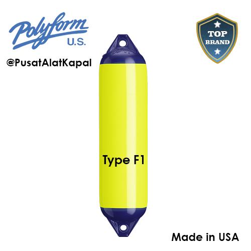 Jual POLYFORM US - Commercial Grade Boat Fender F1 - Saturn Yellow ...