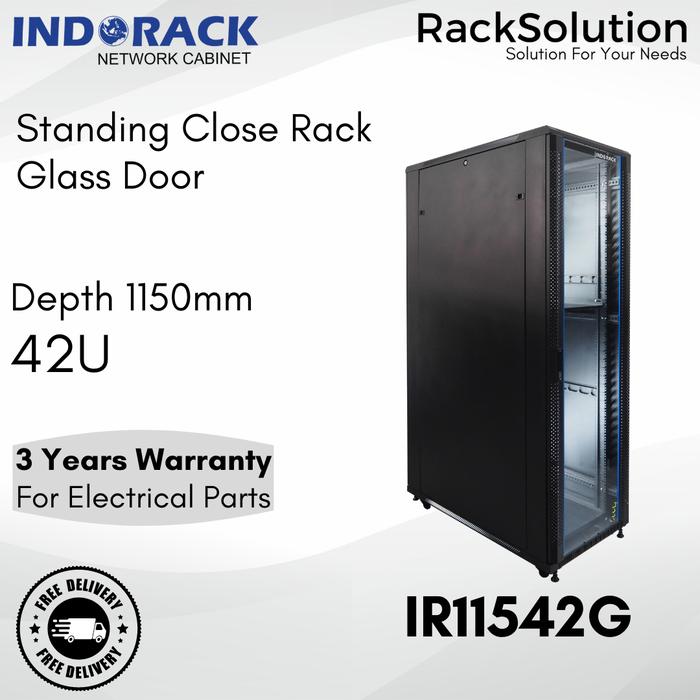 Jual IR11542G INDORACK RACK SERVER 1150MM 42U GLASS DOOR - Jakarta ...