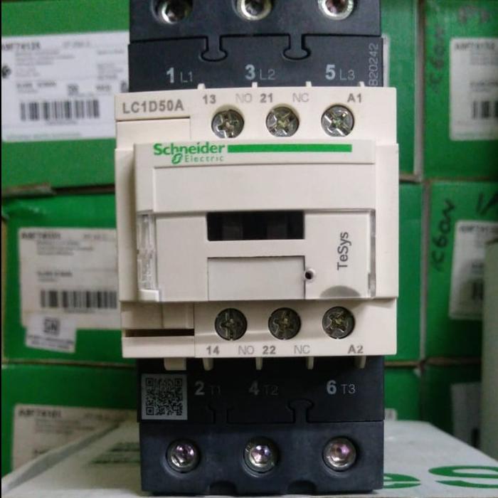 Jual SCHNEIDER CONTACTOR LC1D50M7 / LC1D 50 M7 220V - Original - Kota ...