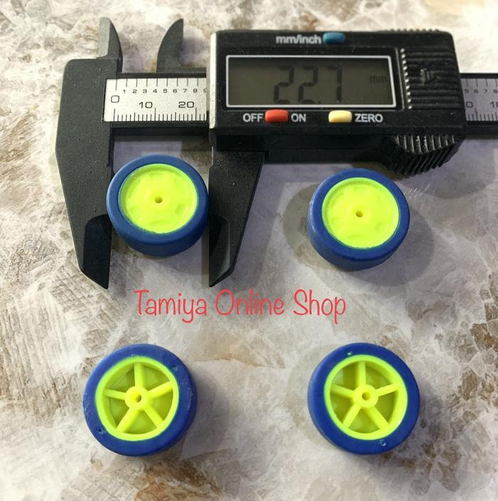 Jual Ban Small Super Hard 4 sets, Ban Karet Dia. 22 mm - Ban Tamiya ...