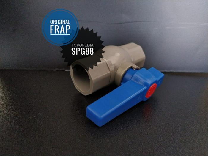 Jual Ball Valve PVC FRAP IFPVC05 3/4" inch Stop Kran PVC Fitting Pipa ...
