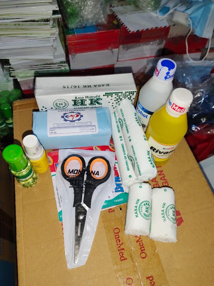 Jual Isi Kotak Obat P3K hemat Lengkap Murah / isi p3k lengkap paket ...