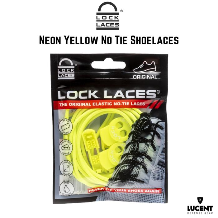 Jual Lock Laces No Tie Shoelaces Original - Neon Yellow - Jakarta Pusat - Lucent Defense | Tokopedia