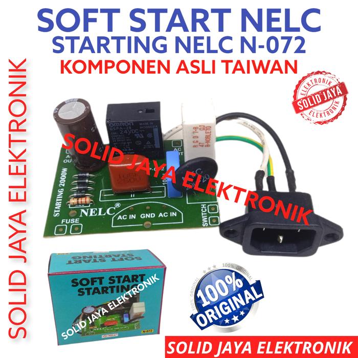 Jual SOFT START NELC STARTING SOFTSTART RELAY RESISTOR ASLI ORIGINAL N ...
