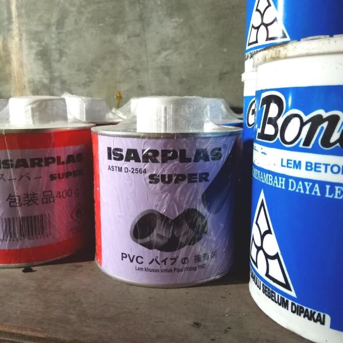 Jual ISARPLAS KUAS KALENG 400 Gram Lem Sambungan Pipa PVC ISARPLAST ½ ...