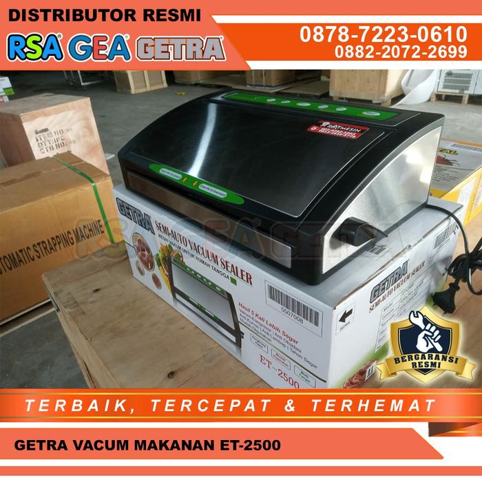 Jual VACUUM PACKAGING MACHINE ET-2500 GETRA / MESIN VAKUM MAKANAN ...
