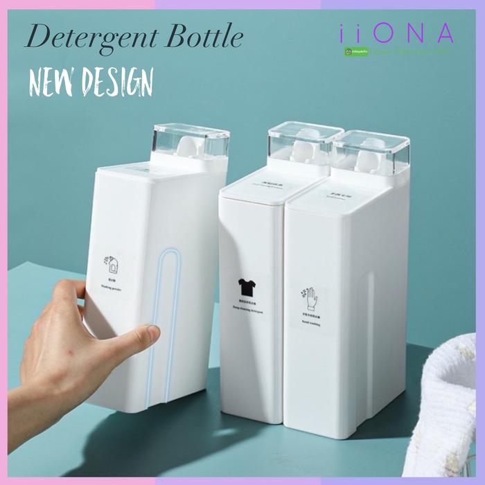 Promo BOTOL LAUNDRY Tempat Sabun Detergen Softener Pewangi Cair Bubuk ...