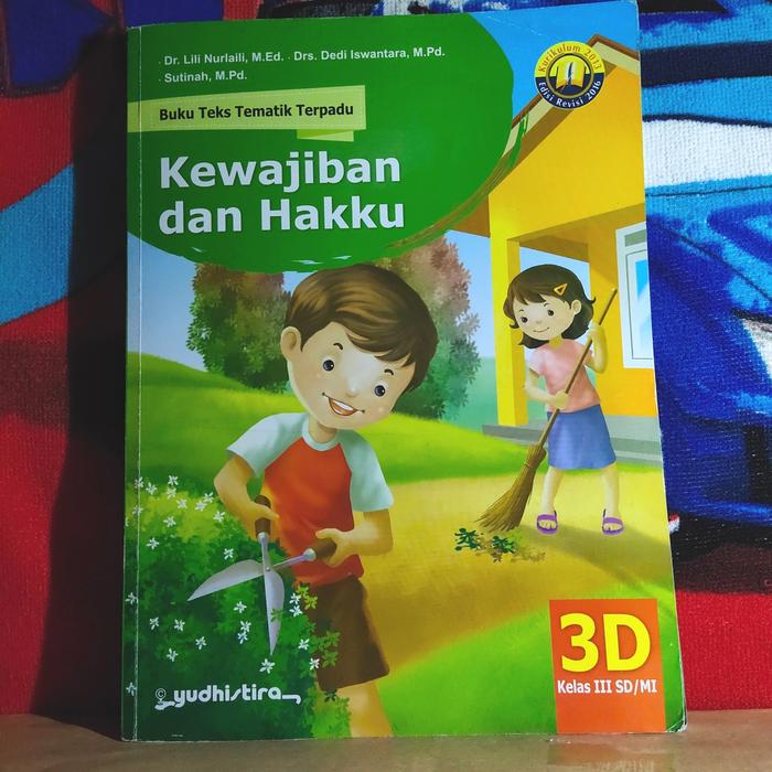 Jual Buku Teks Tematik Terpadu 3D Untuk SD/MI Kelas III - Kota Tangerang Selatan - Sahabat Buku ...
