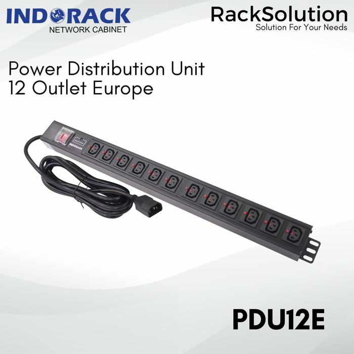 Jual PDU12E Indorack Power Distribution Unit PDU 12 Outlet Europe ...