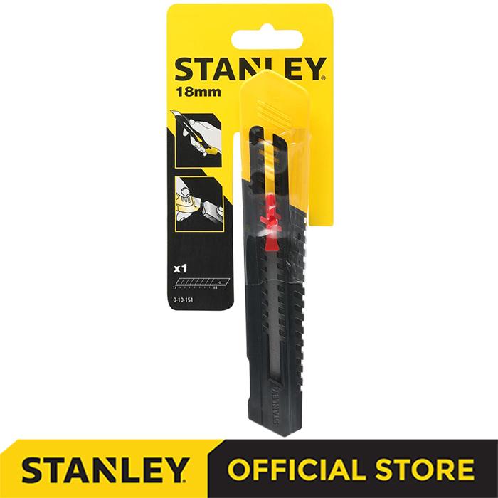 Promo Stanley Quick Point Snap Off Knife / Pisau Cutter 18mm 0-10-151 ...