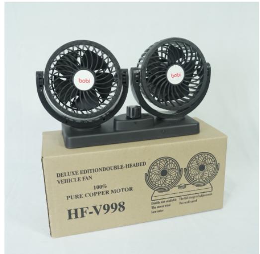 Jual Kipas Angin Mobil Double Headed Fan - Kipas Mobil 12Volt - 12Volt - Jakarta Utara - BOBI ...