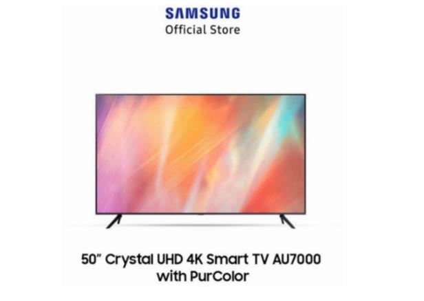 Jual Samsung Smart TV 50 Inch Crystal 4K UHD 50AU7000 / UA50AU7000 - Kota Depok - GLOBAL ...