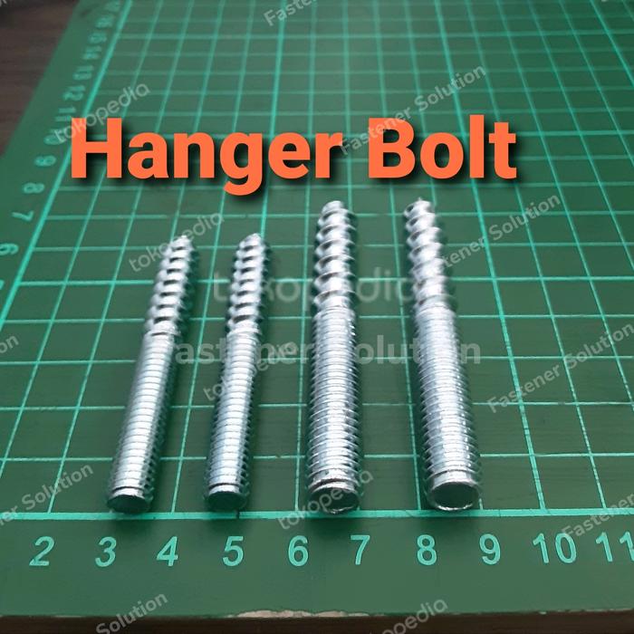 Jual Hanger Bolt M8x60 Baut Gantung / Baut Rak TV / Baut Kaki Meja ...