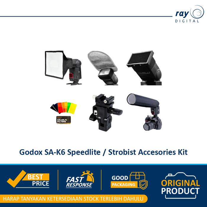 Jual Godox SA-K6 Speedlite/Strobist Accesories Kit / SA K6 - Kab. Sleman - Sentra Digital Jogja ...